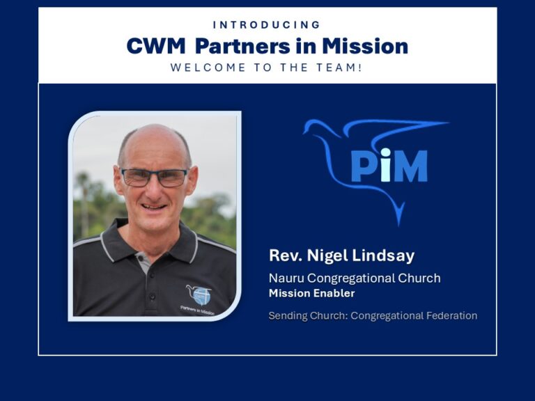 CWM welcomes Rev. Nigel Lindsay as Partner in Mission in Nauru ...